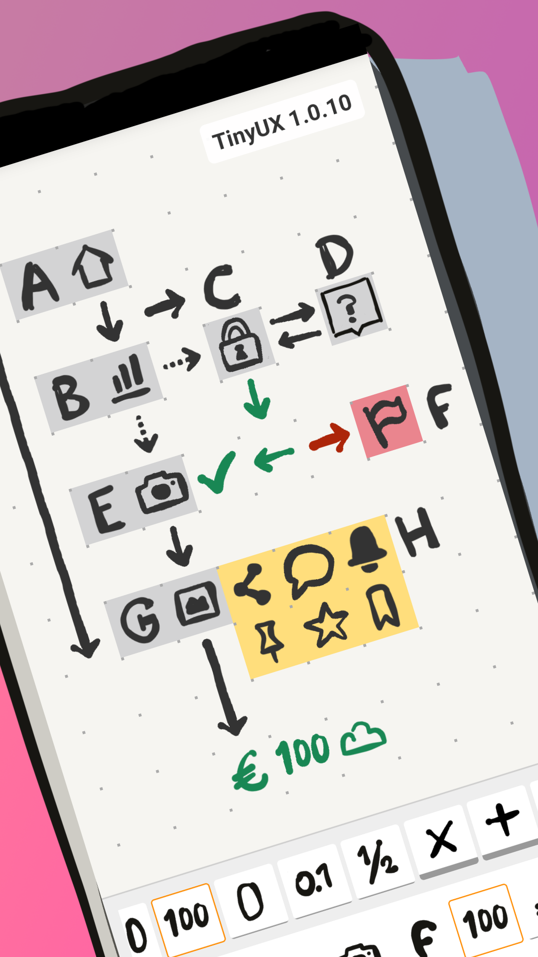 TinyUX – Create wireframes quickly and do visual brainstorming on your phone or tablet.